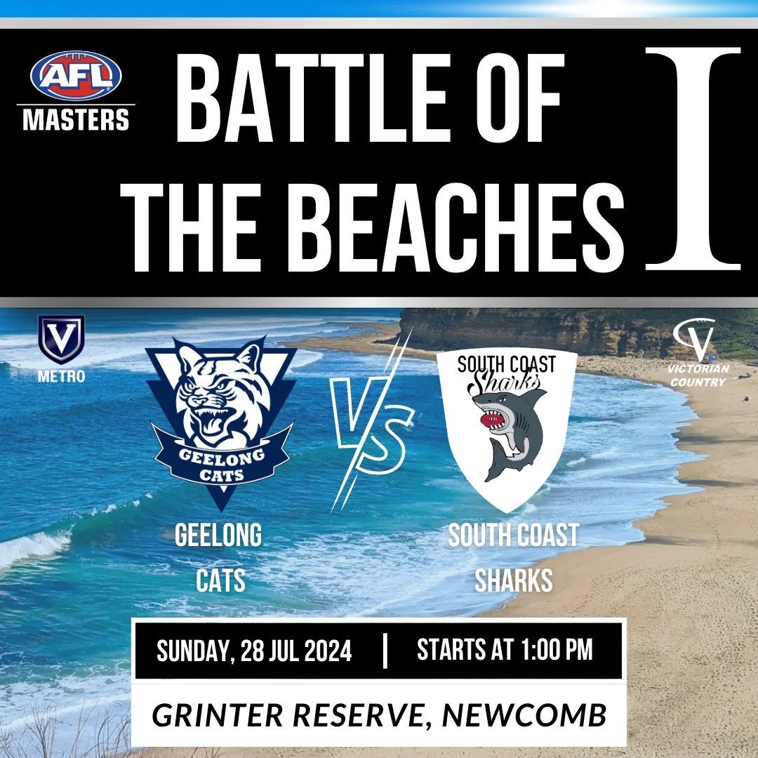 Geelong AFL Masters » Inaugural Battle of the Beaches Announced